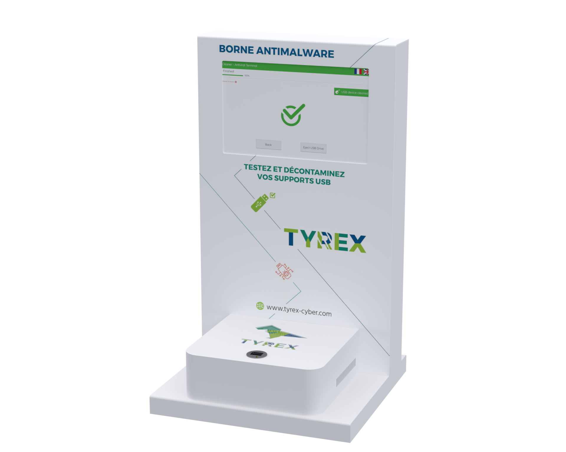 USB Security Decontamination Stations | TYREX